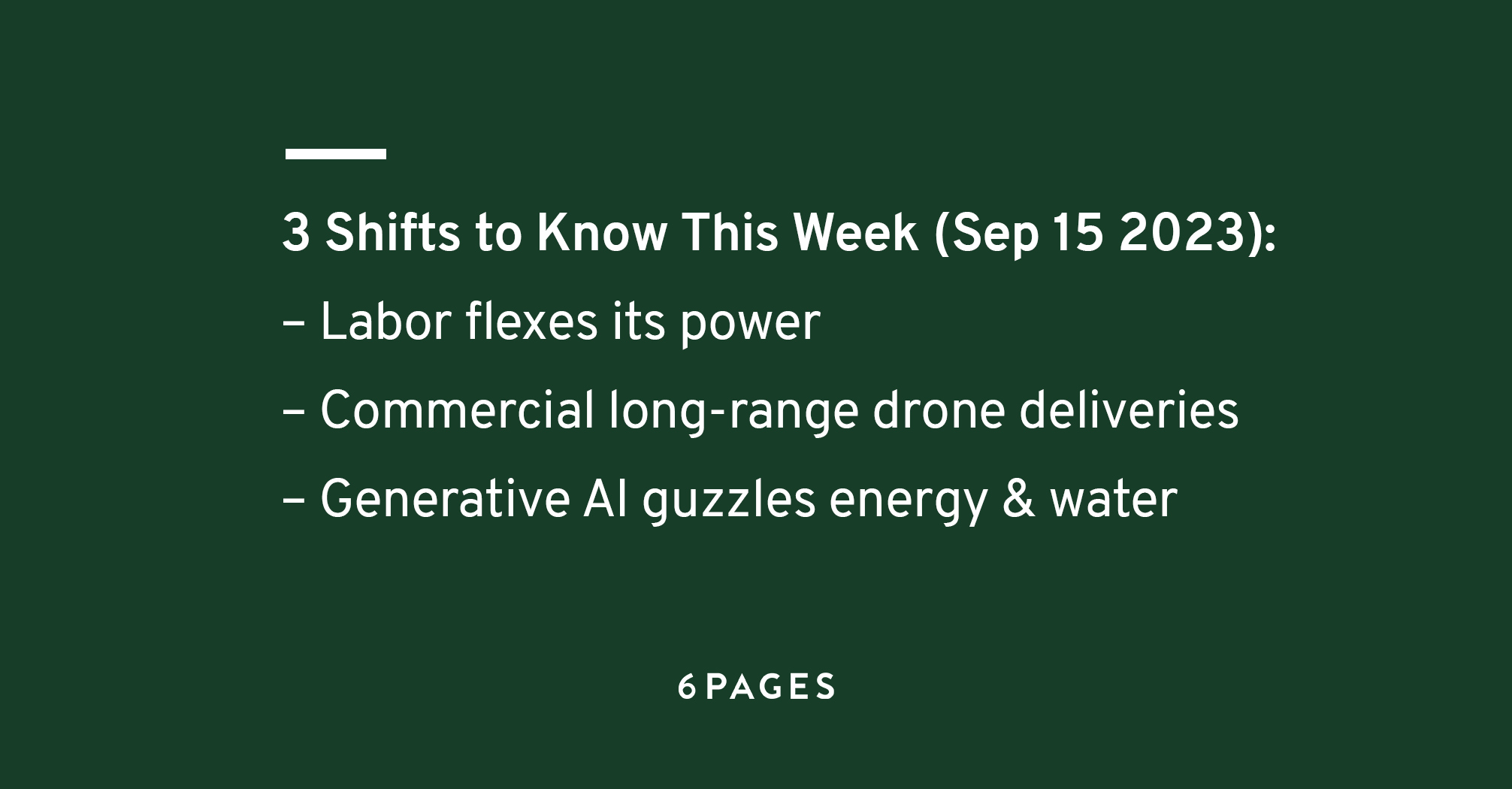 Labor flexes its power, Commercial long-range drone deliveries are here ...